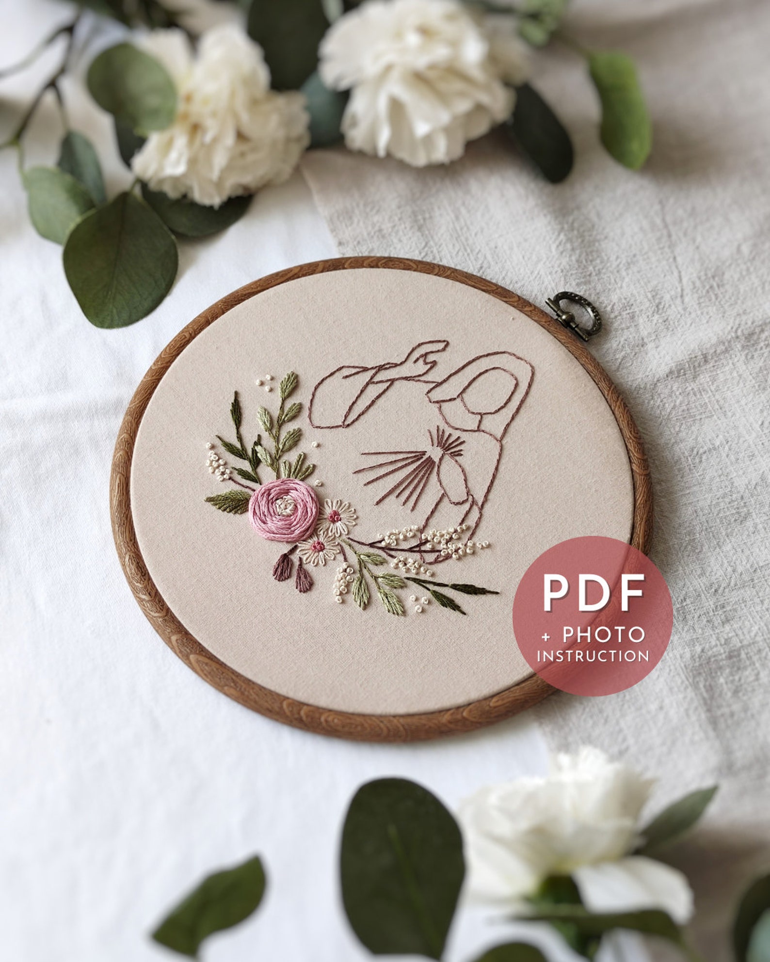 Merciful Jesus Embroidery Printable Pattern PDF, Catholic Home Decor ...