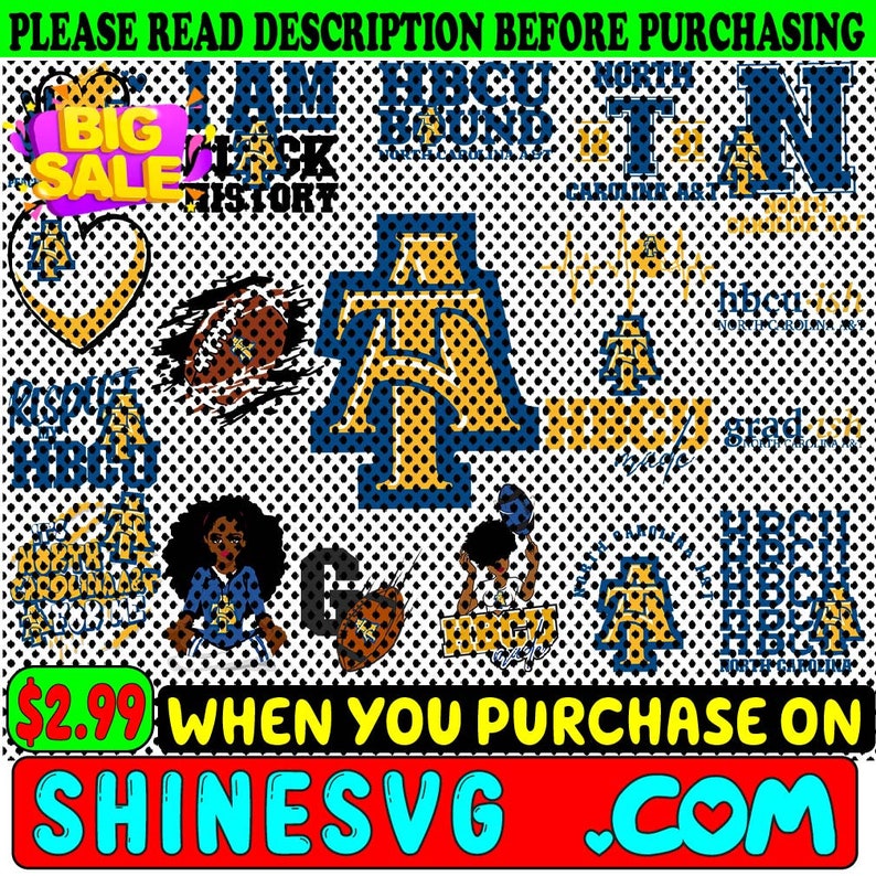 North Carolina A & T Svg, HBCU Svg Collections, HBCU Svg, Football Svg ...