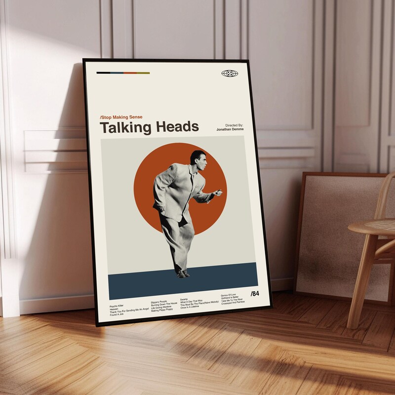 Talking Heads Poster - Etsy