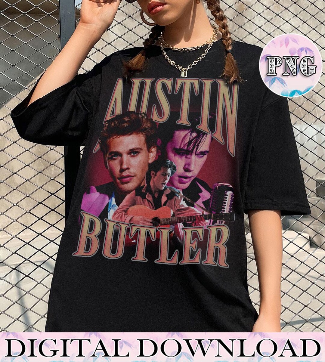 Austin Butler Png , Elvis Presley Bootleg Tee Design, Ready to Print ...