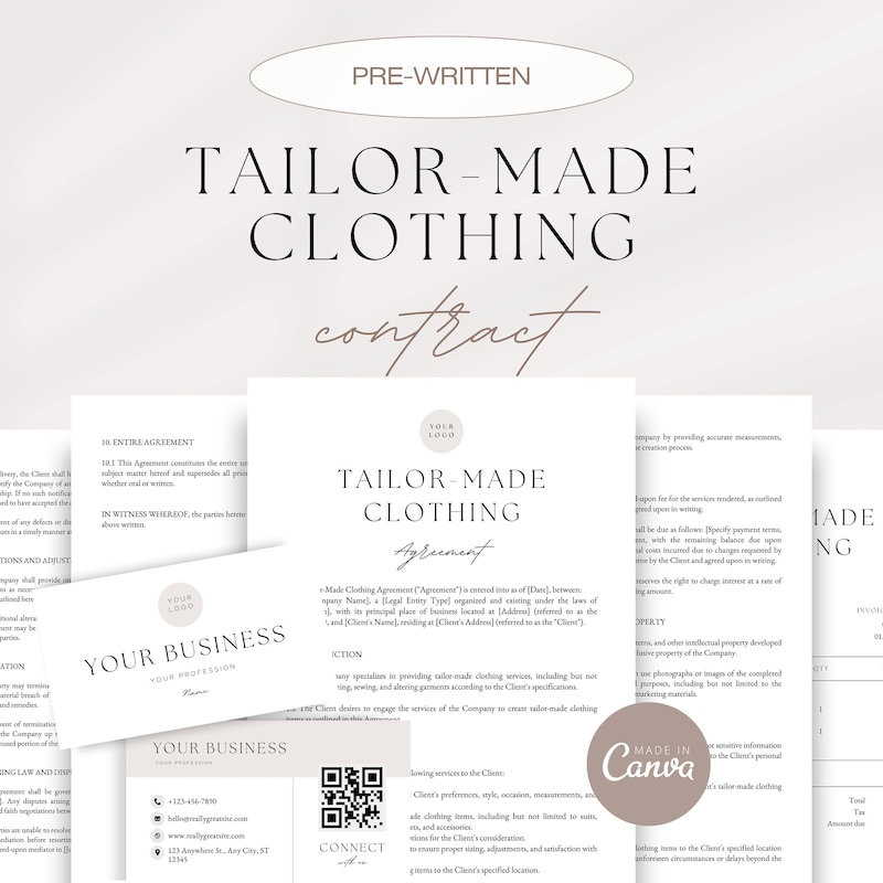 Tailoring Business Cards - Etsy