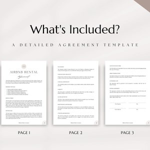 Airbnb Rental Agreement Template: Editable Vacation Rental Contract ...