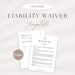 Liability Waiver Template, General Liability Form, Printable Waiver of ...