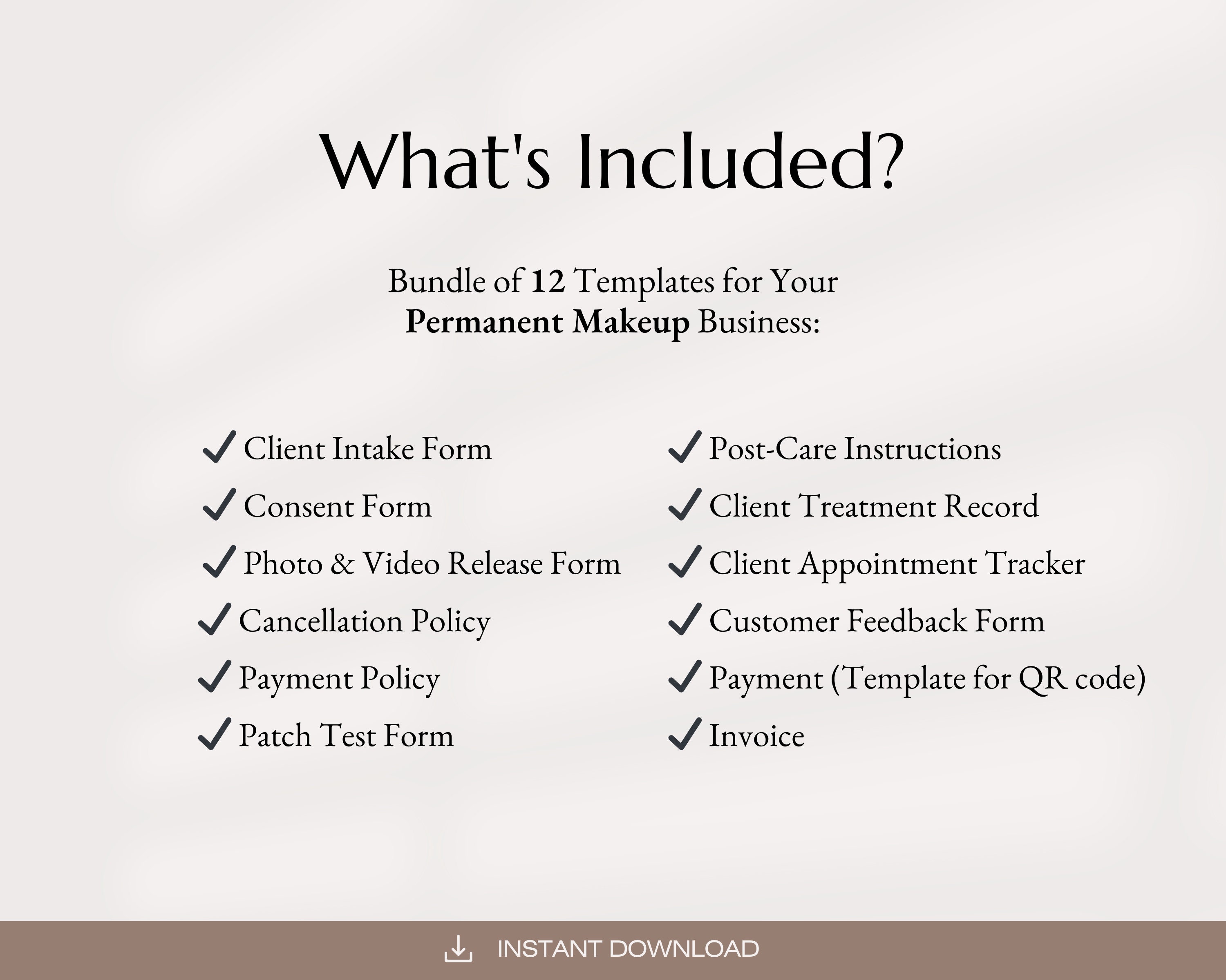 Permanent Makeup Forms Bundle, Printable PMU Consultation Forms, PMU ...