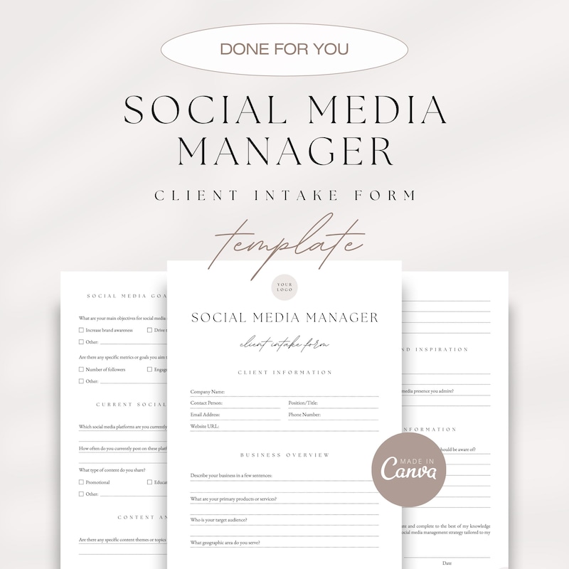 Client Disclosure Forms - Etsy