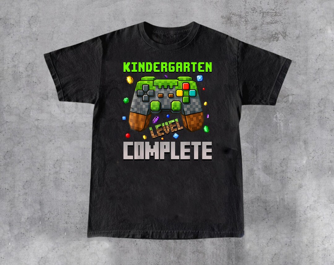 Kindergarten Level Complete Graduation Gamer Pixel Png, Kindergarten ...
