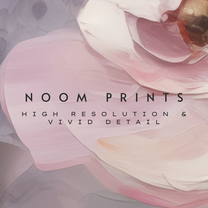 Pink Flower Texture Oil Painting, Printable Muted Decor Download, Minimalist Wildflower Print ...