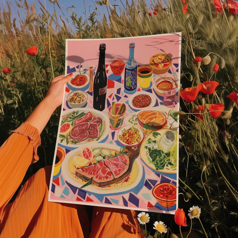 Abstract Food Art - Etsy