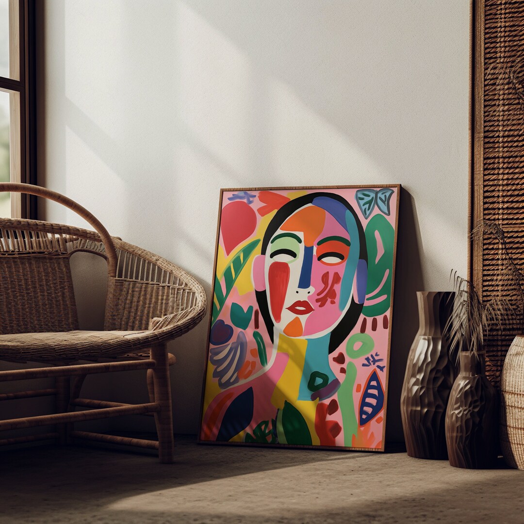 Matisse Woman Print, Henri Matisse Style Print, Bold Wall Art ...