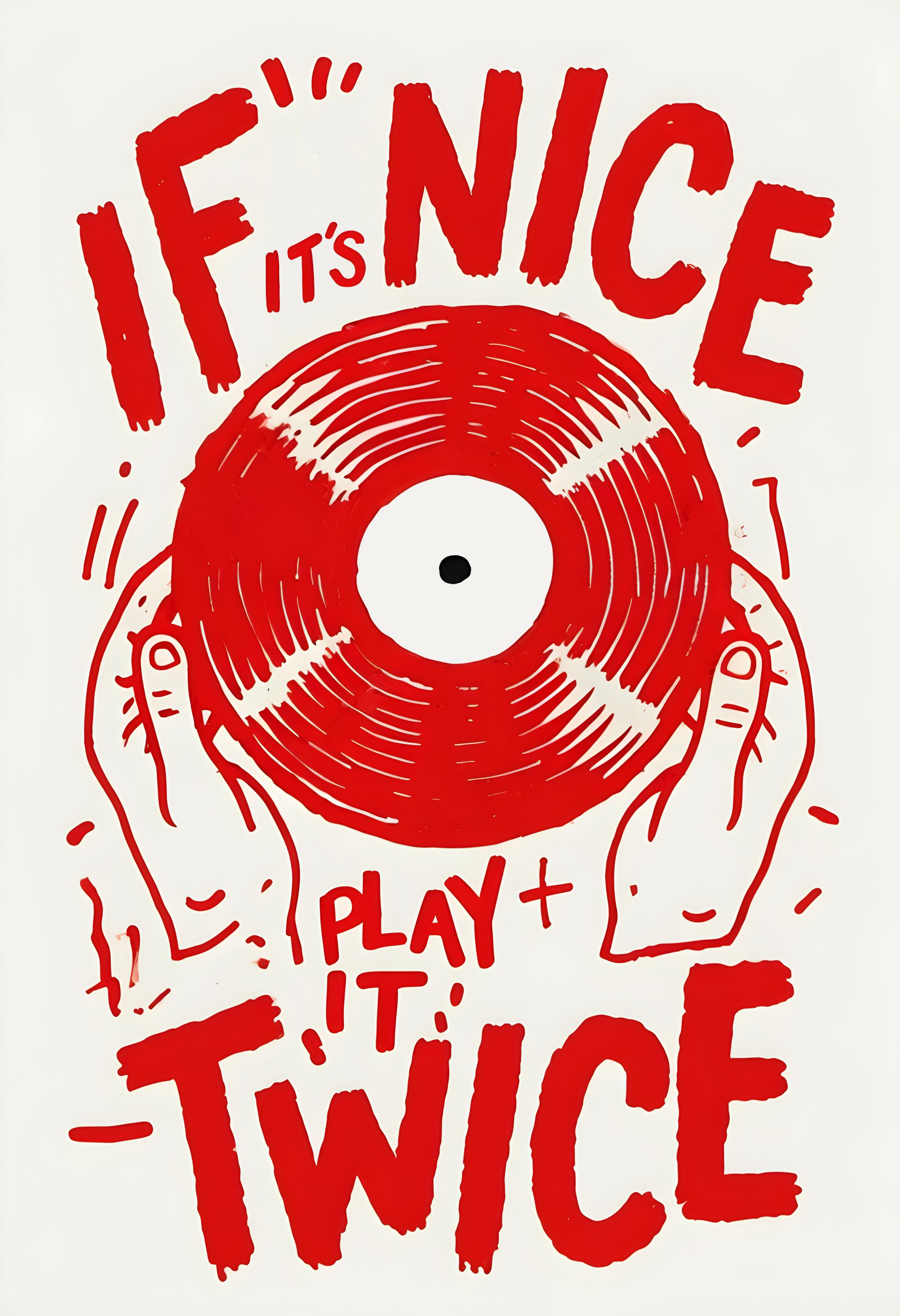 Retro Vinyl Record Print: Groovy Music Lover Wall Art (digital Download ...
