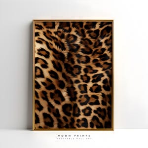 Leopard Wall Art, Leopard Pattern Poster, Wildlife Photography Poster ...
