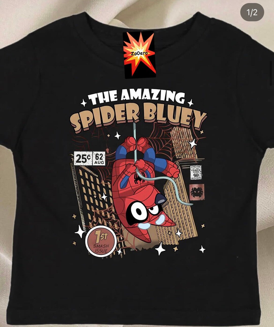 Bluey Spider - Etsy UK