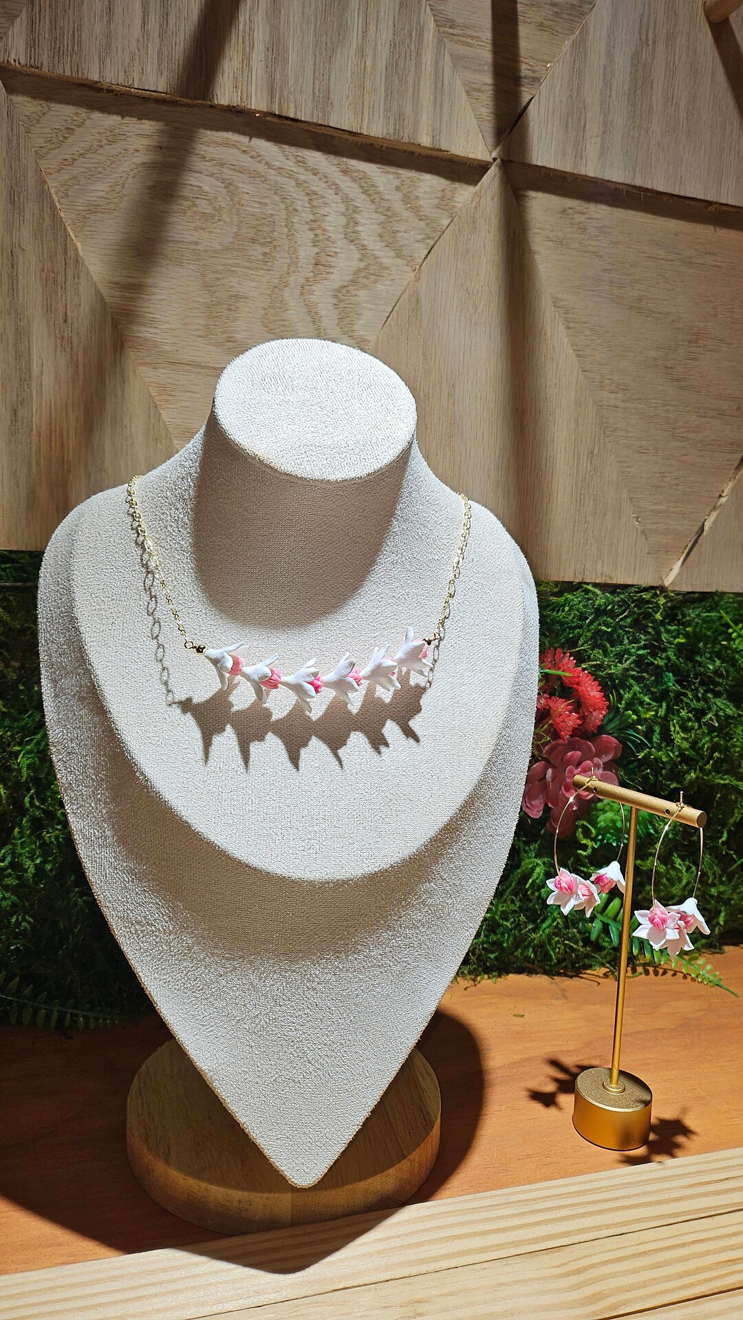 Tiare and Pikake Lei Necklace and Earring Set - Etsy