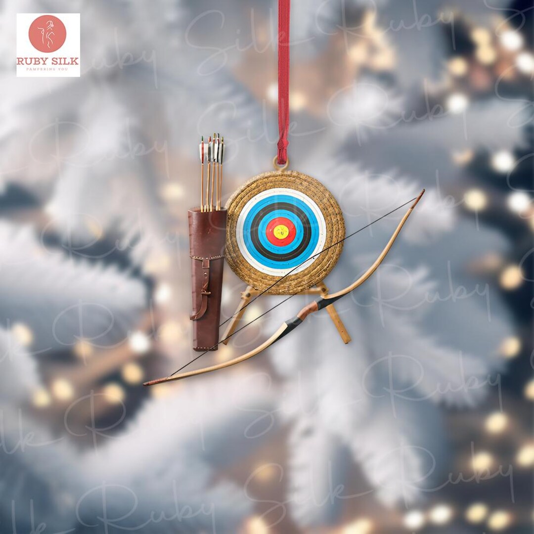 Archery Set 2D FLAT Ornament Decor, Archery Lover,archery Athlete Gift ...