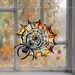 Spider and Its Web ACRYLIC Window Hanging, Gothic Spider Art Decor ...