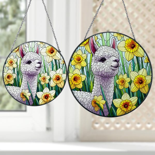 Alpaca Stained Glass - Etsy