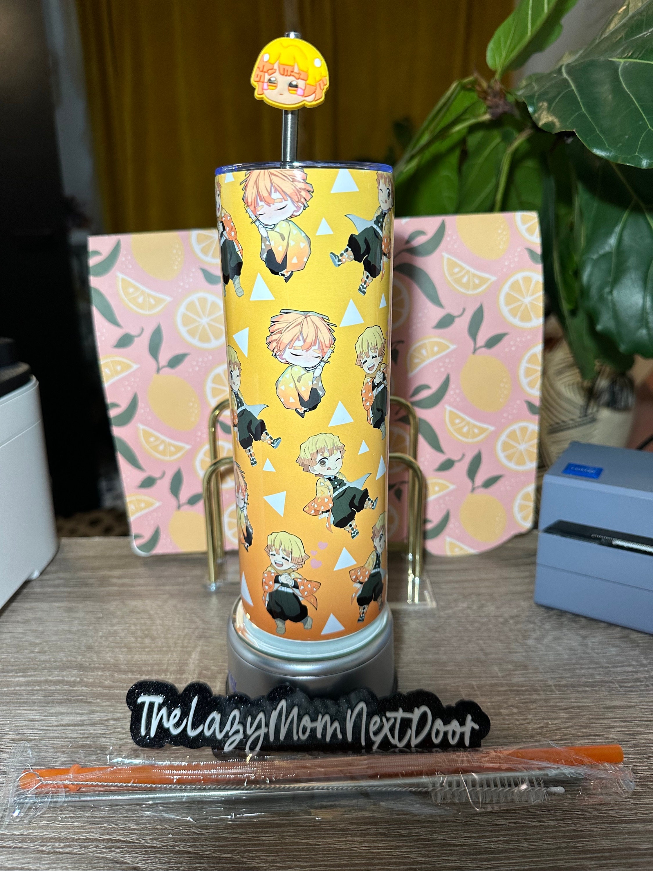 Cute Anime Zenitsu 20oz Tumbler Cute Anime Girl Cup Anime Gift Idea ...