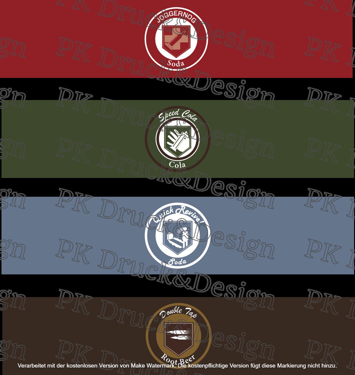 Cod Zombie Perks PNG Files for DIY - Etsy