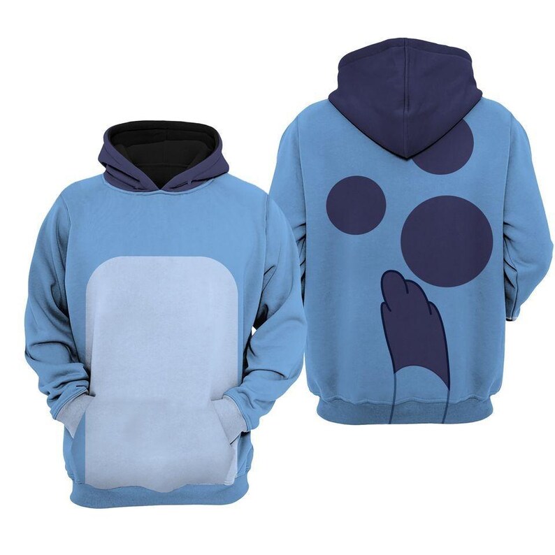 Bandit Heeler 3D Cosplay Hoodie, Father Dog Family Cosplay Costume ...