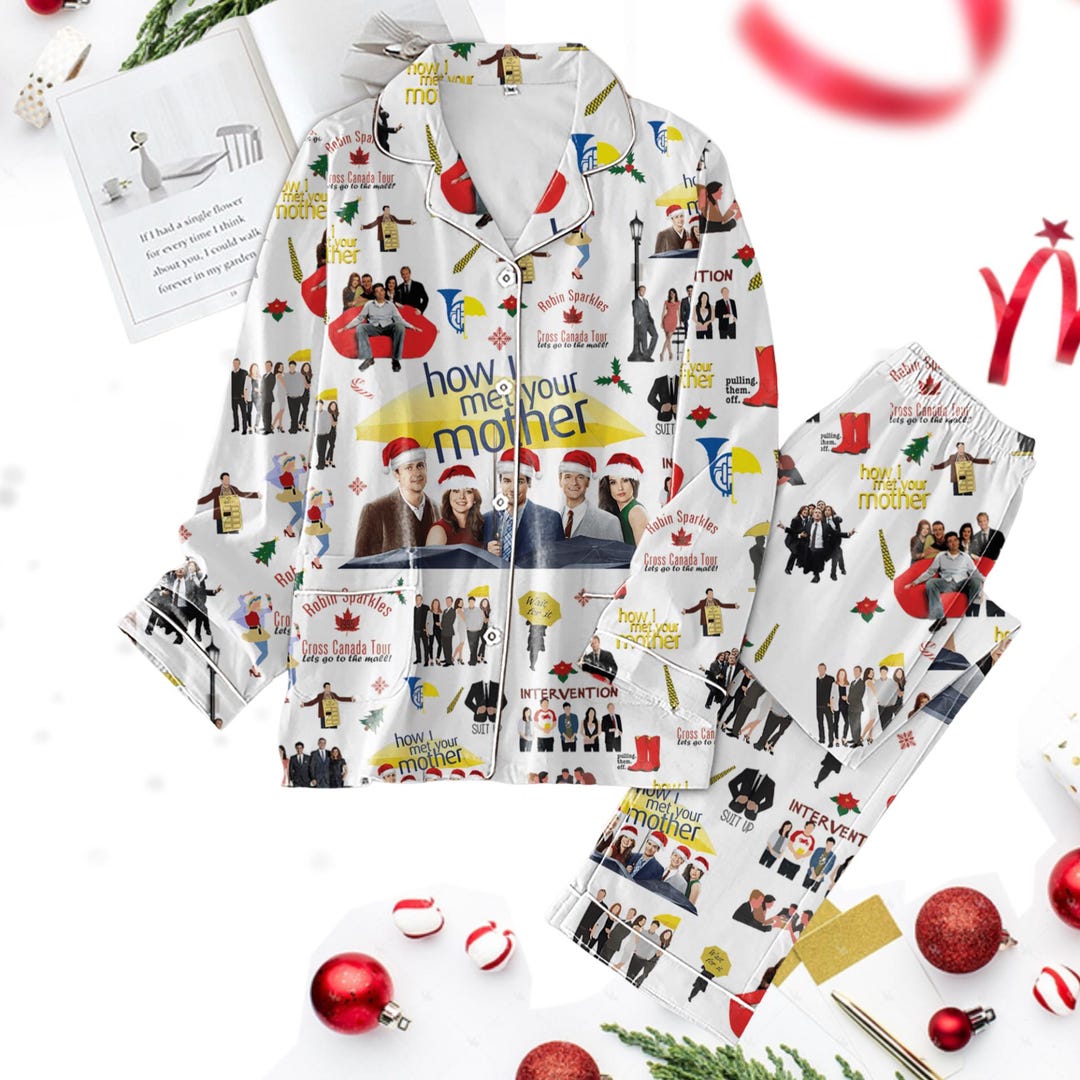 Funny Himym How I Met Your Mother Pajamas Set, Christmas Himym Movie ...