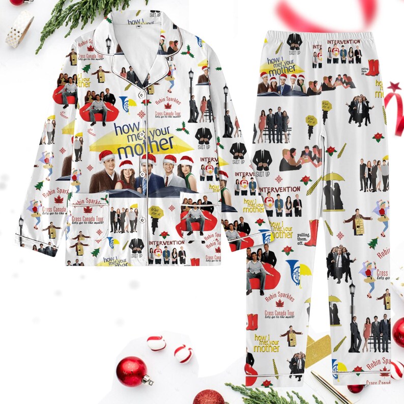 Funny Himym How I Met Your Mother Pajamas Set, Christmas Himym Movie ...