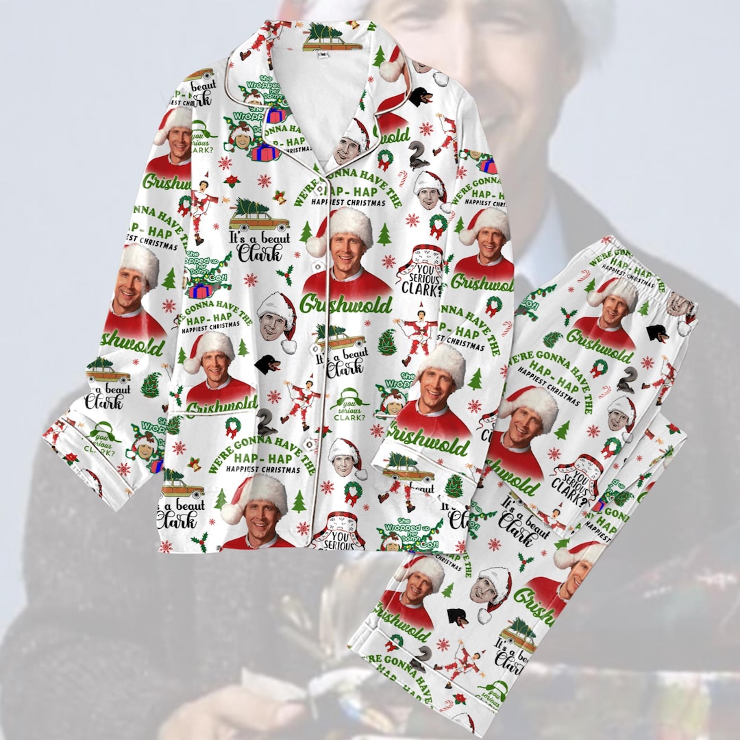 Christmas National Lampoon Vacation Pajamas Set, Griswold Christmas ...