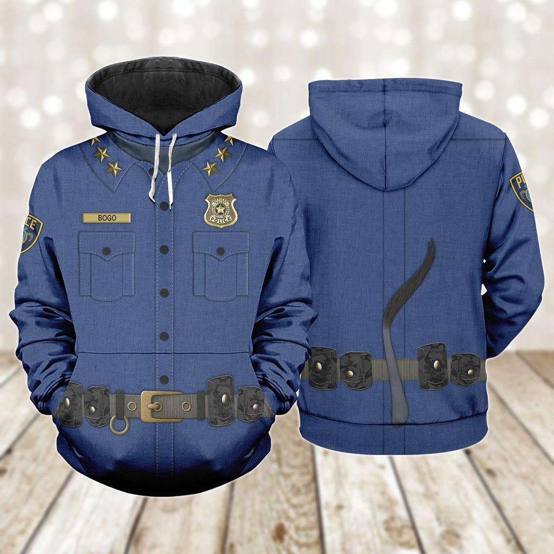 Chief Bogo Costume Shirt, Disney Zootopia Cosplay Costume, Animal ...