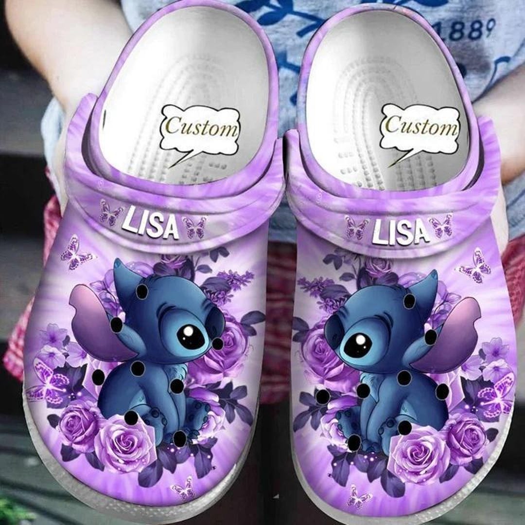 Personalized Stitch Shoes, Lilo and Stitch Sandals, Disney Summer Shoes ...