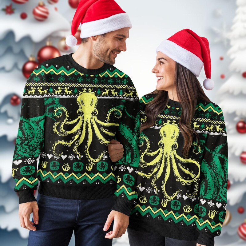 Octopus Sweater - Etsy