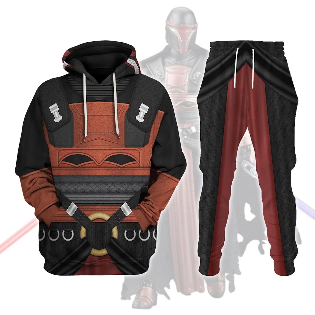 Starwars Darth Revan Cosplay Jogger Hoodie, Darth Vader Pilot Cosplay ...