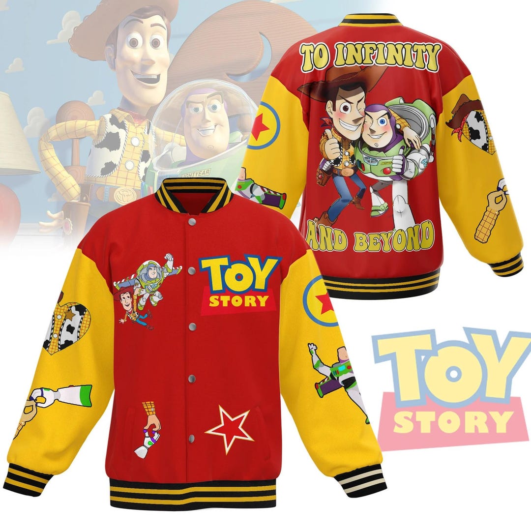 Toy Story Baseball Jacket, Buzz Lightyear Jacket, Woody Mens Jacket ...