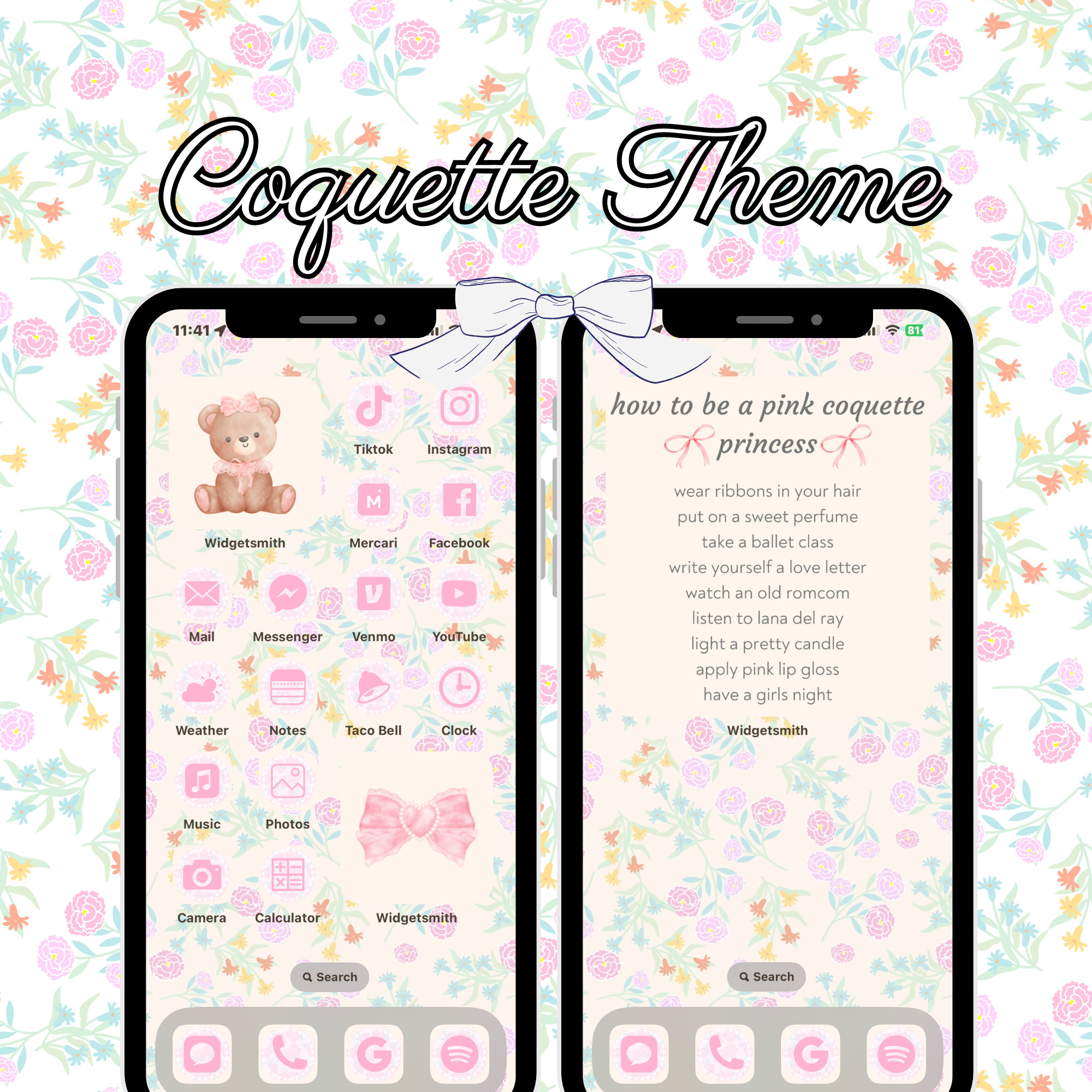 Coquette Theme | Vintage App Icons Wallpapers and Widgets | Coquette ...