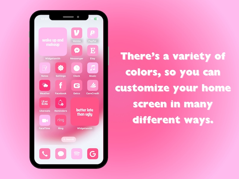 The Pink Palette Theme | Pink Widgets | Pink Wallpapers | Pink Ios App ...