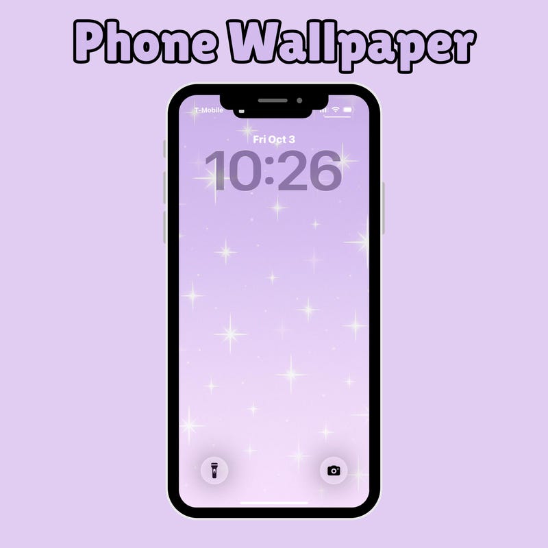 Purple Wallpaper Stars - Etsy UK