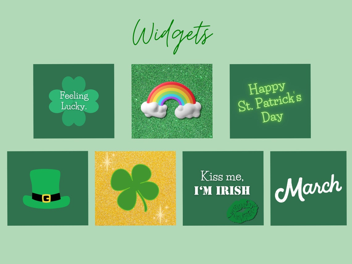 St. Patrick's Day Theme Ios App Icons - Etsy