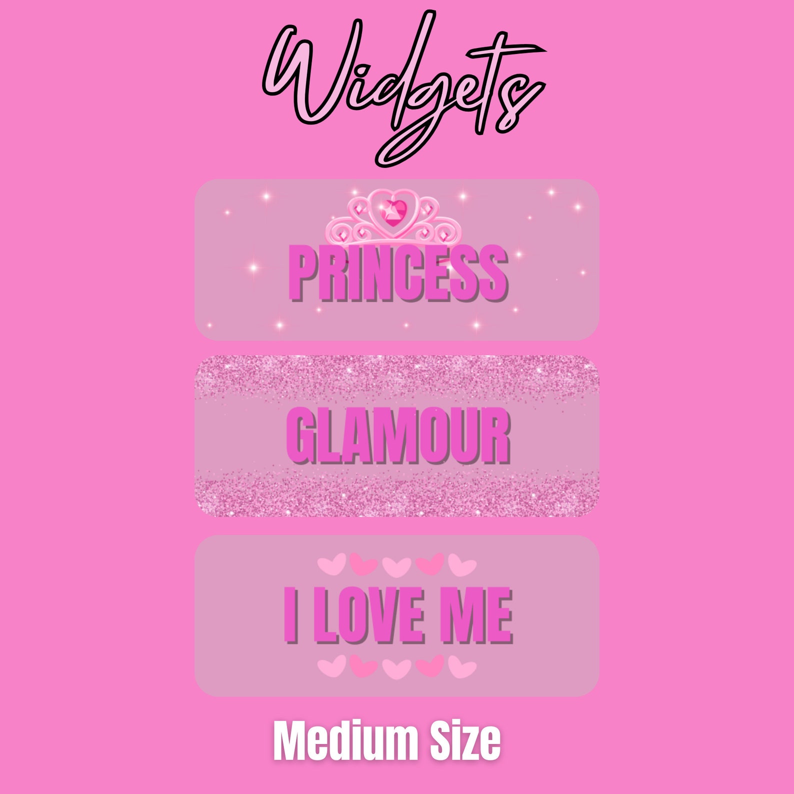 Pink Glitter Princess Theme: Ios App Icons, Widgets, Wallpapers ...