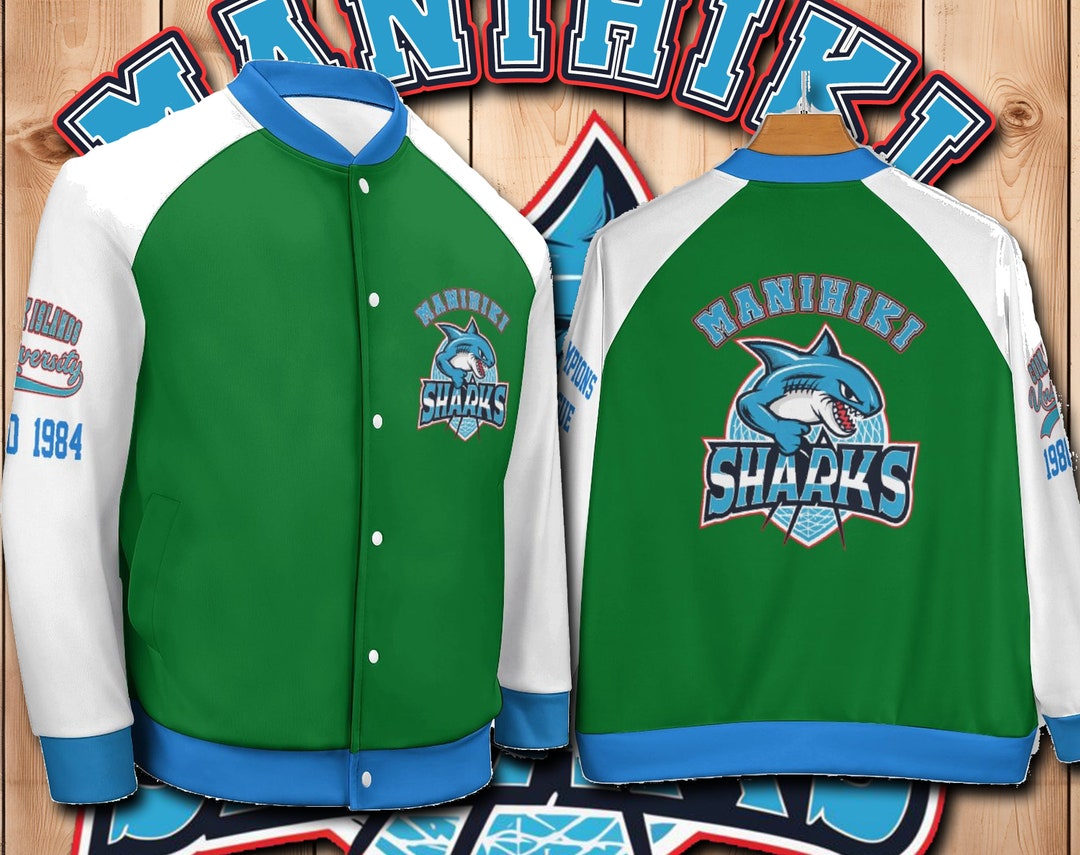 Manihiki Sharks Cook Islands University Fantasy Sports Men's Letterman ...