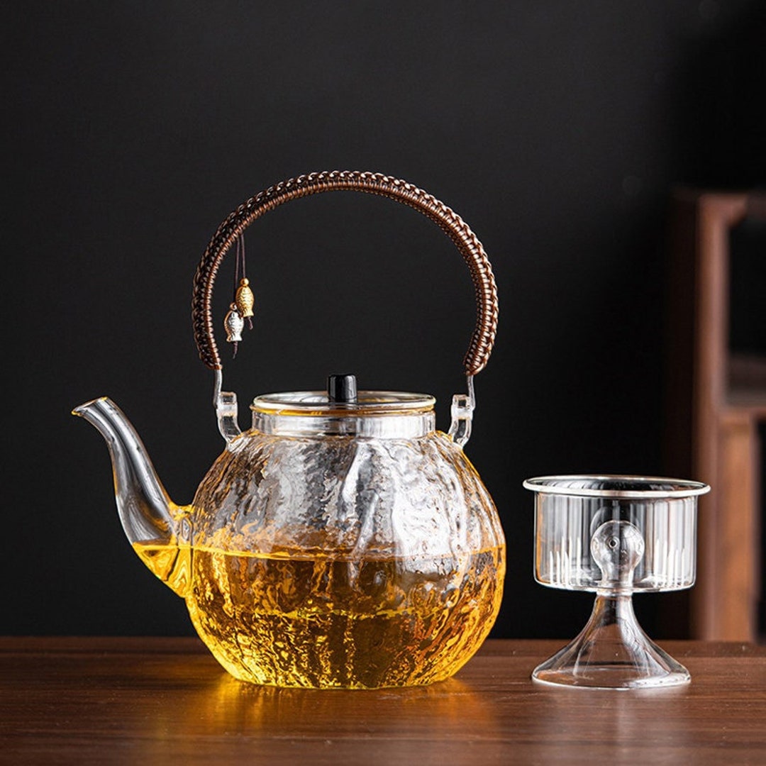 Lift Kettle | Glass Steaming Tea Set | Glass Flower Teapot | Teapot ...