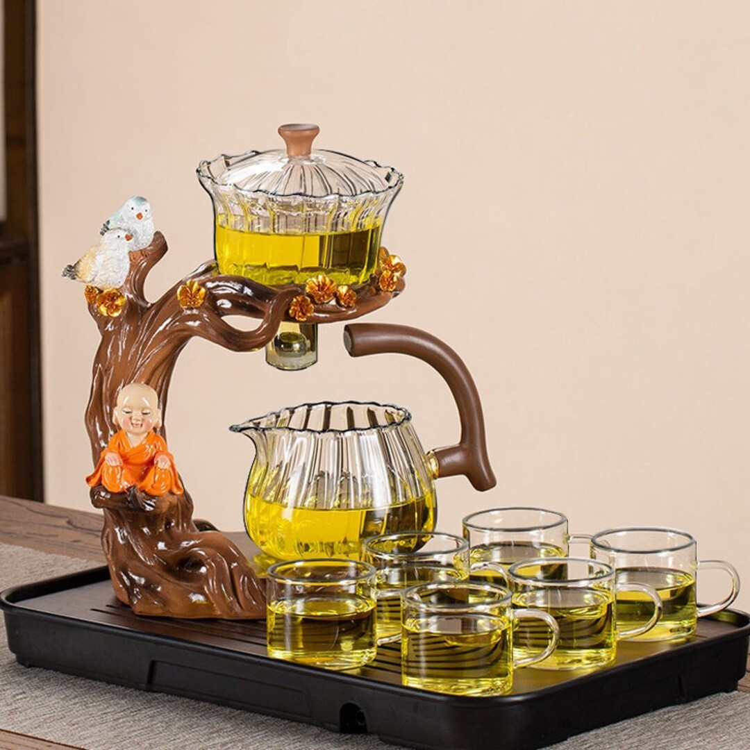 Glass Tea Set | Kung Fu Tea Cup | Kung Fu Tea Set | Creative Magnetic ...