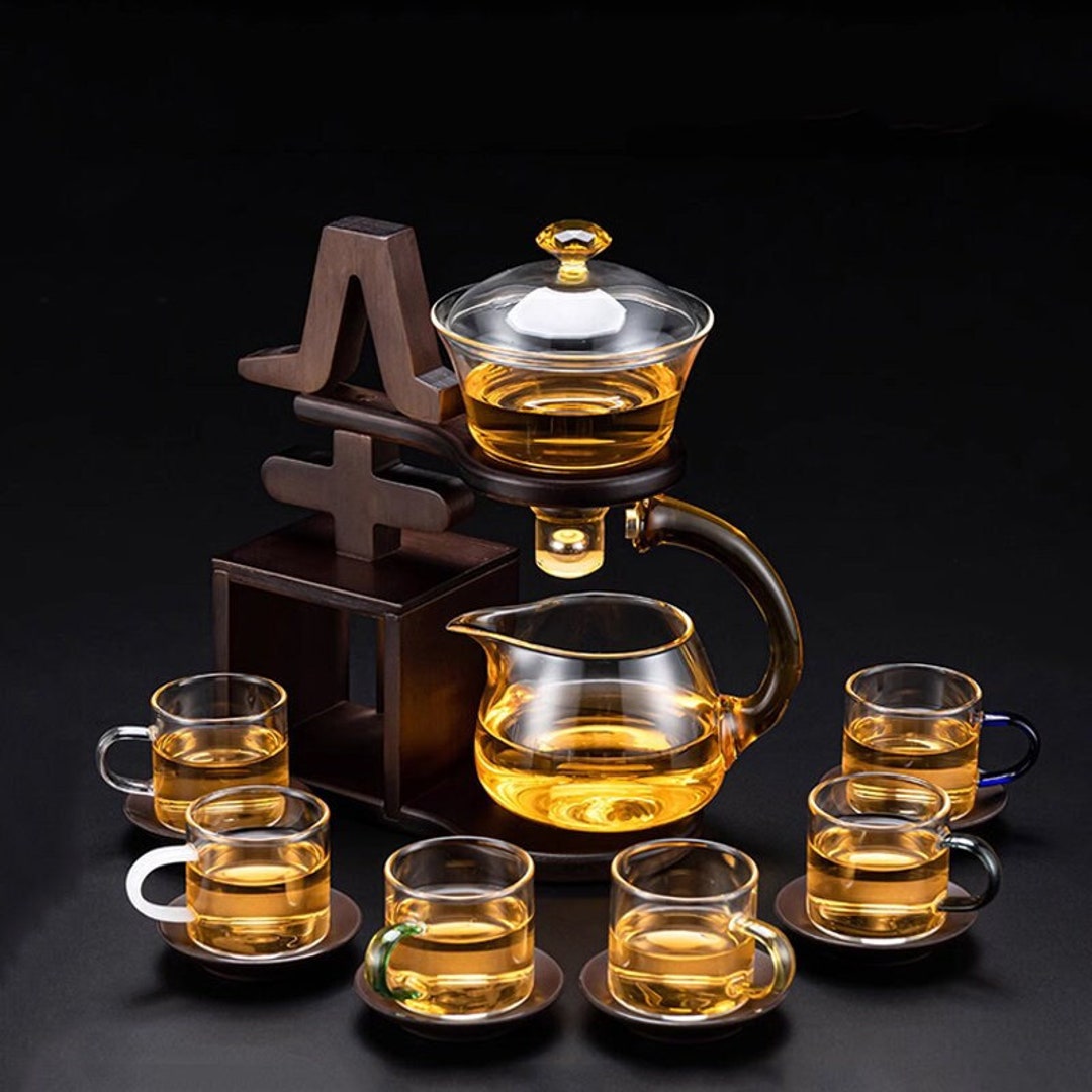 Glass Automatic Tea Set Kung Fu Tea Set All-in-one Tea Set Glass Tea ...