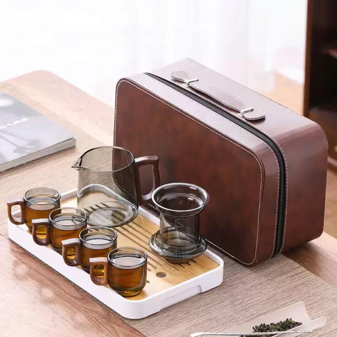 Glass Tea Set | Travel Tea Set | Portable Kung Fu Tea Set | Teapot ...