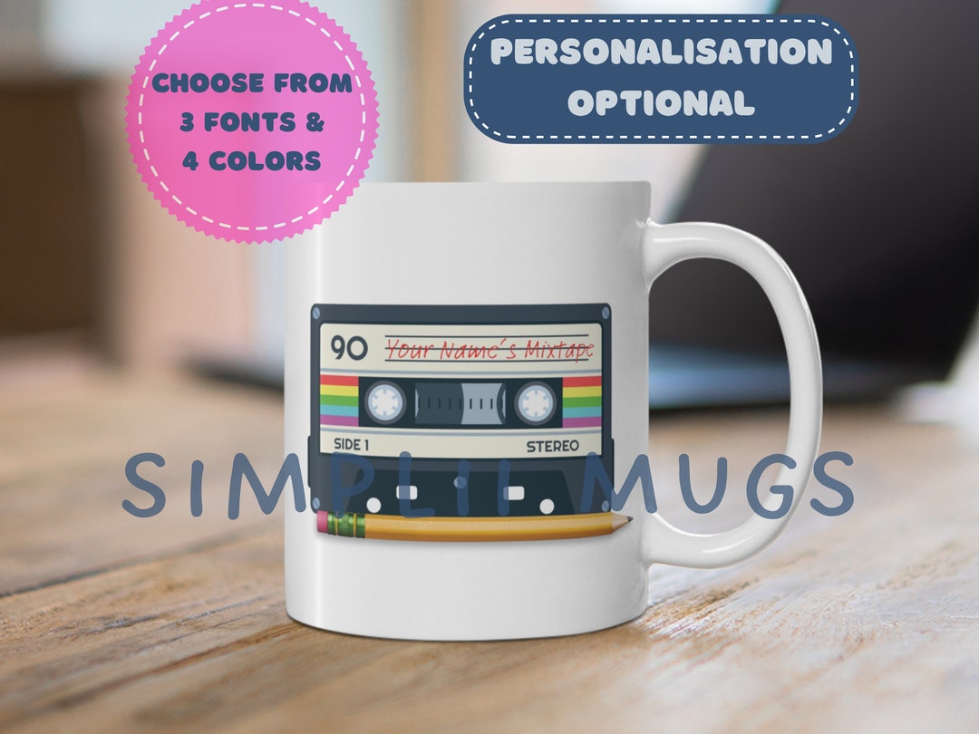 Custom Mixtape With Pencil | Personalised Mixtape | Personalised Gift ...