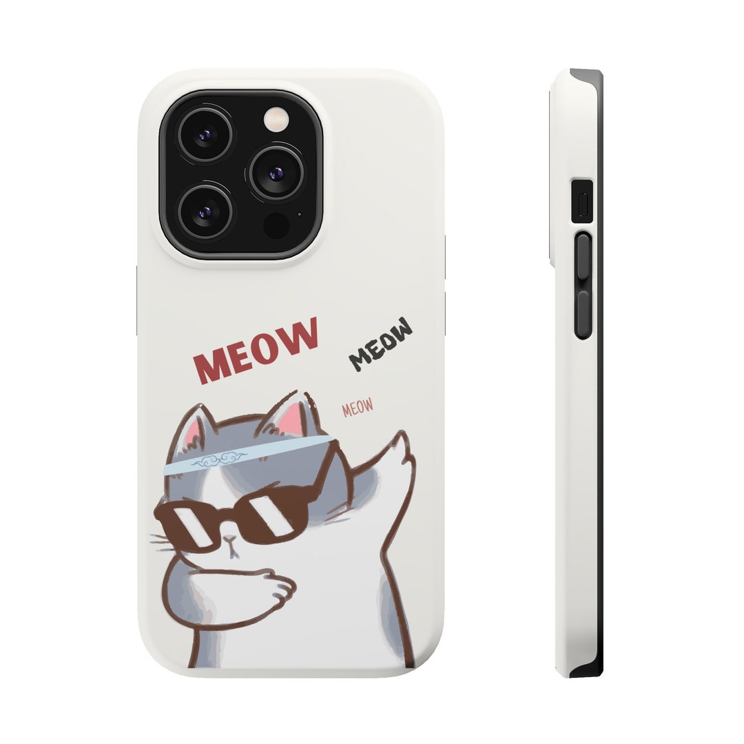 Cool Cat Dab Magsafe Compatible iPhone Case Cat Mom Cat Dad Cat Gift - Etsy