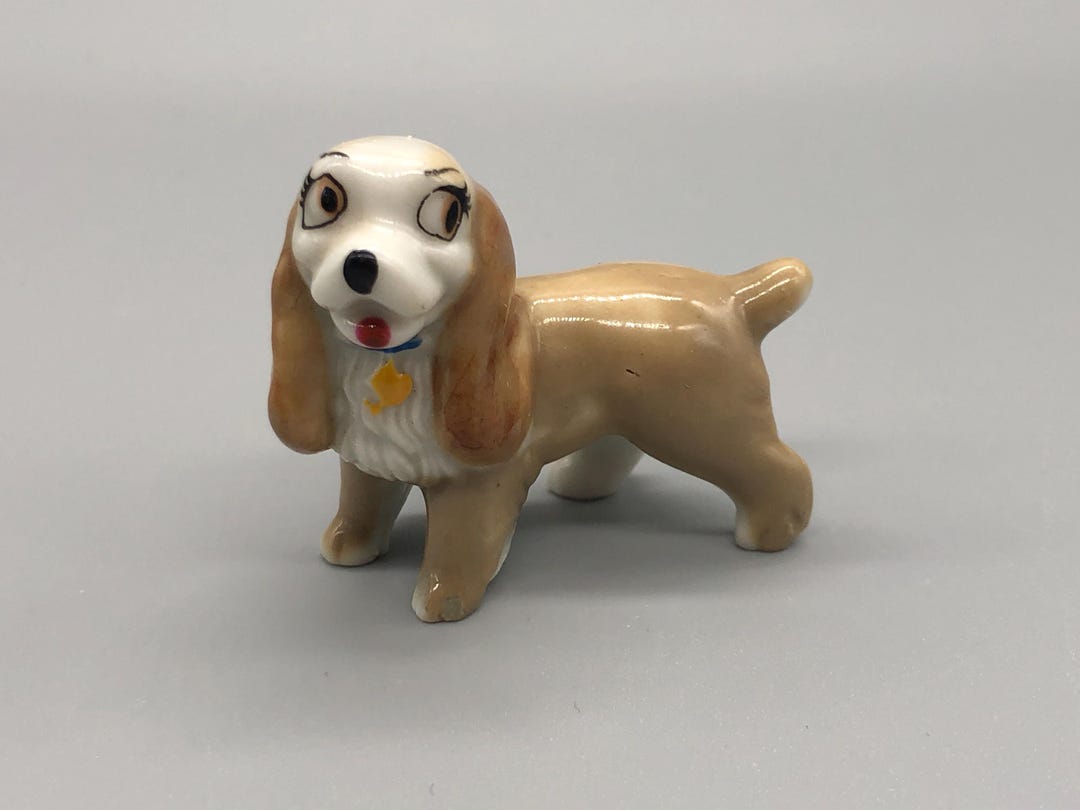 Vintage Wade Disney Lady and the Tramp Figurine | Disney Dog Figurine ...