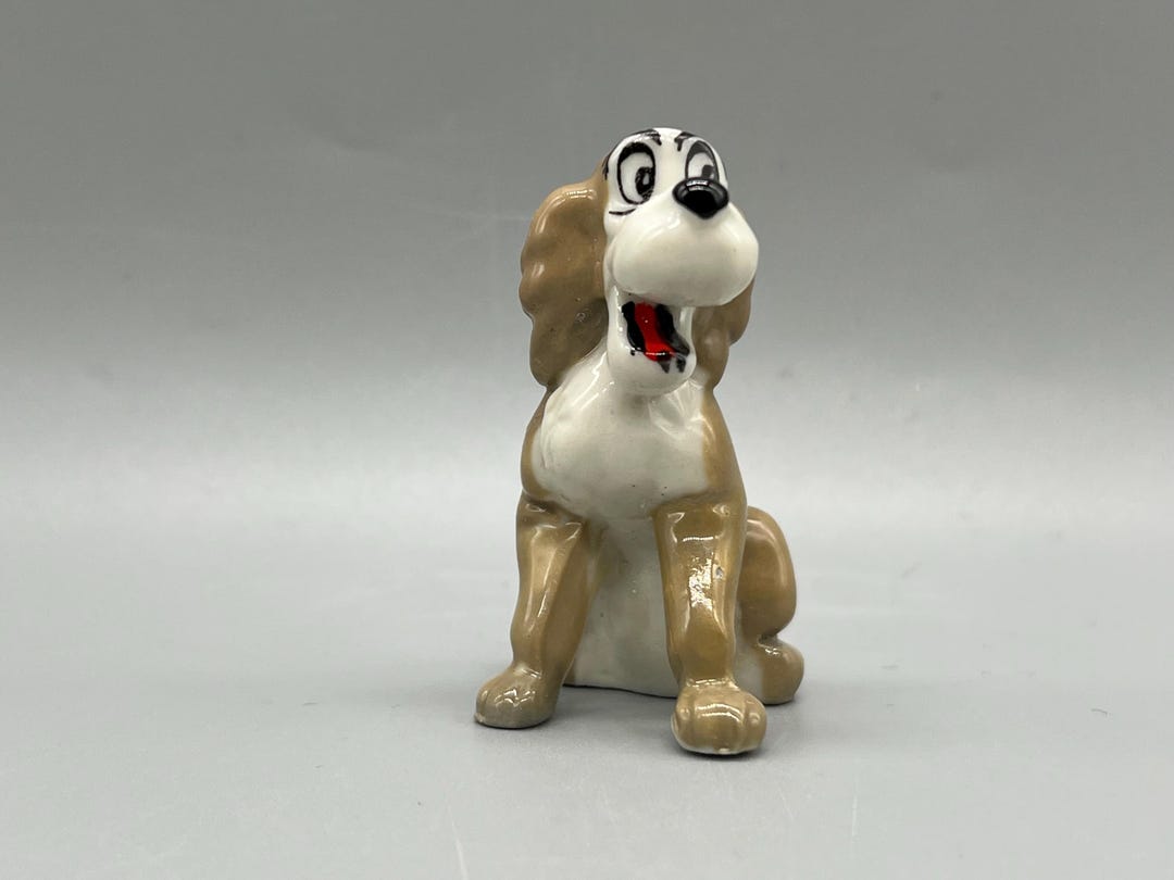 Vintage Wade Disney Lady and the Tramp Figurine | Disney Toughy the ...