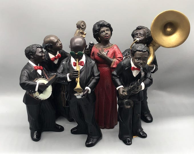 Vintage Enesco All That Jazz Band Figurines | Enesco All That Jazz ...