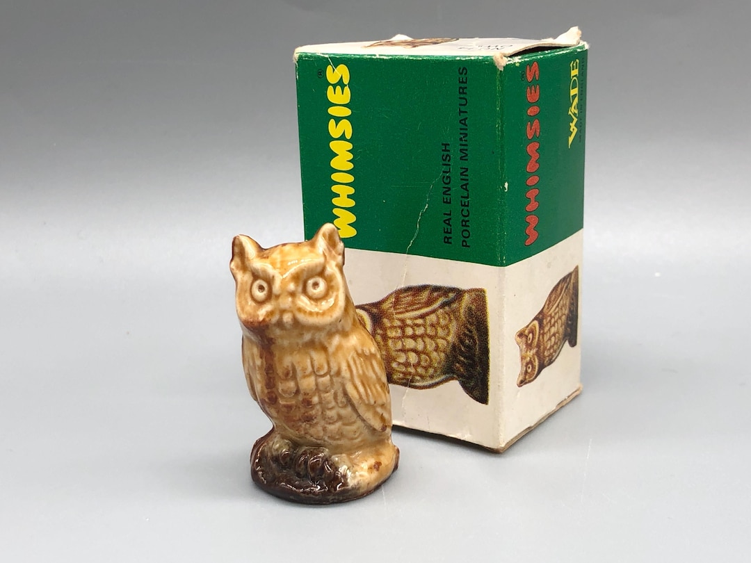 Wade Red Rose Tea Whimsies Owl Figurine | Vintage Wade Whimsies Bird ...