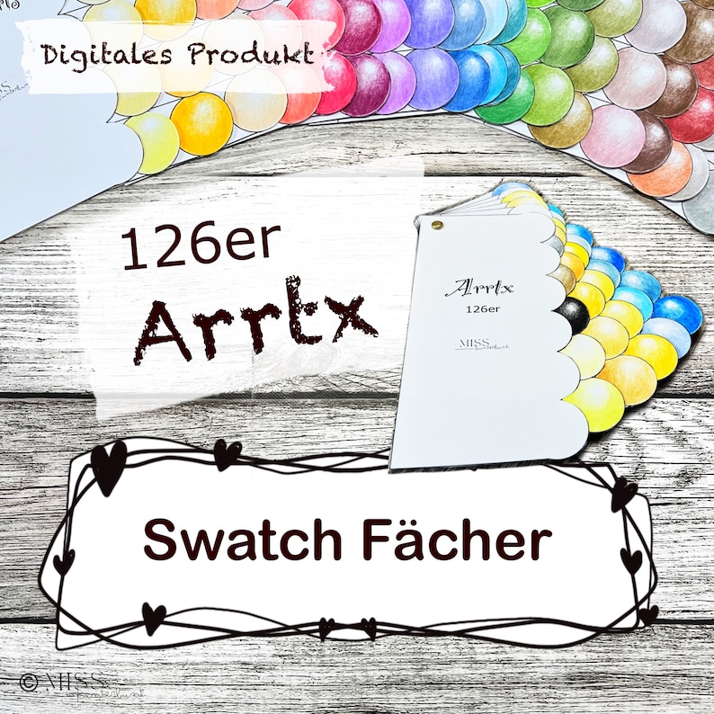 126 Arrtx Swatch Fan PDF Download - Etsy