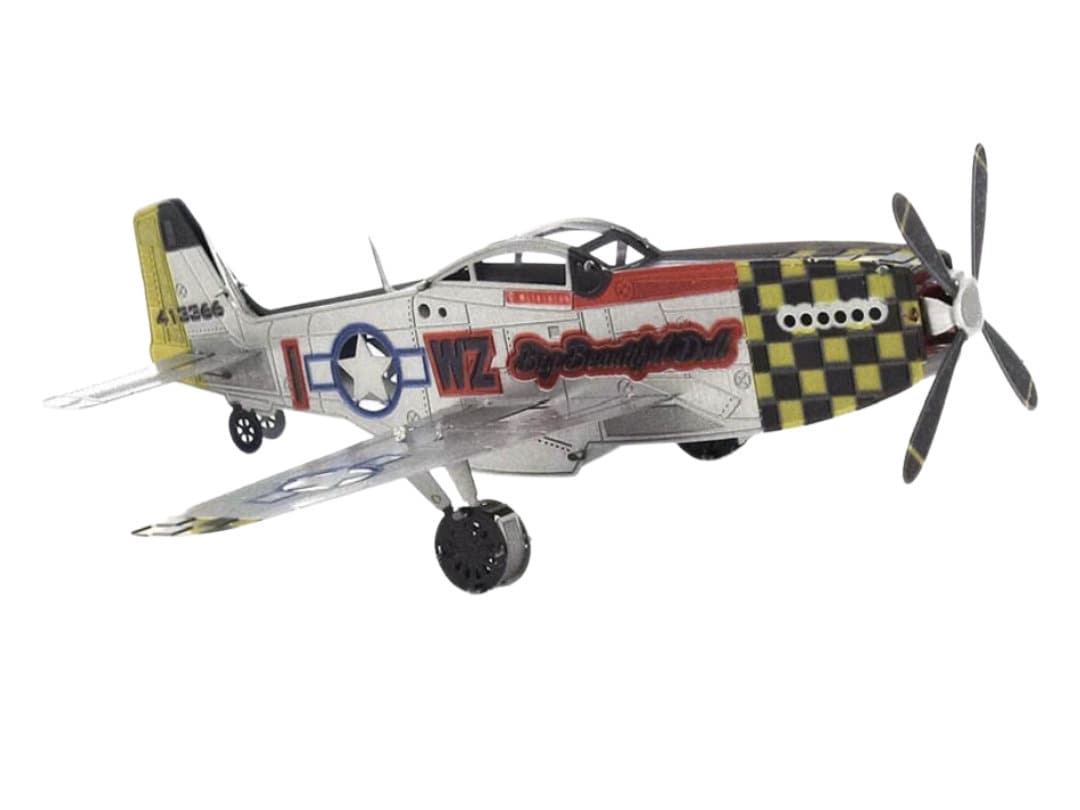 The North American P-51 Mustang Metal Model Kit 3D Puzzle Craft Gift ...