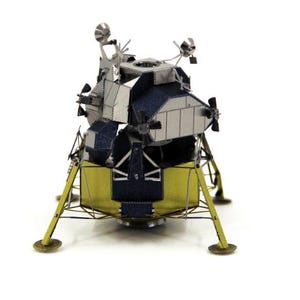 US Apollo Lunar Module Metal Model Kit 3D Puzzle Craft Gift Laser Cut ...